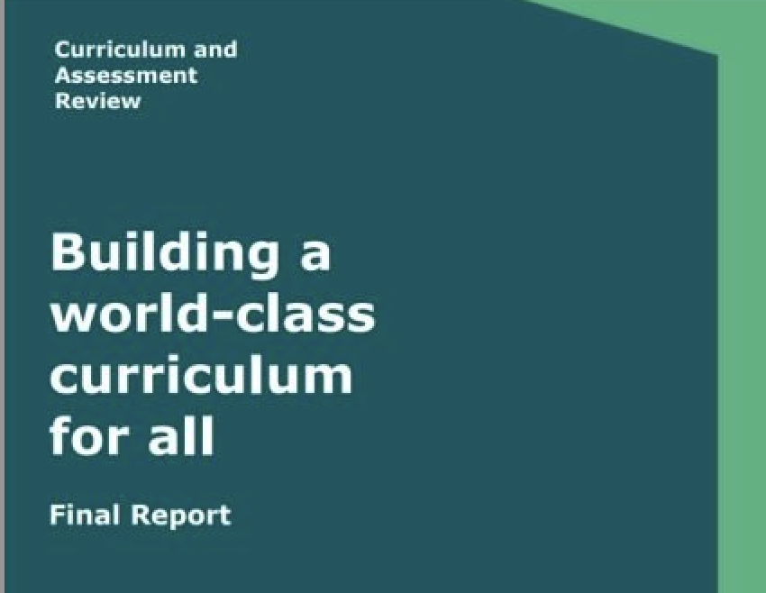 EMC response to Curriculum and Assessment Review Report | English ...
